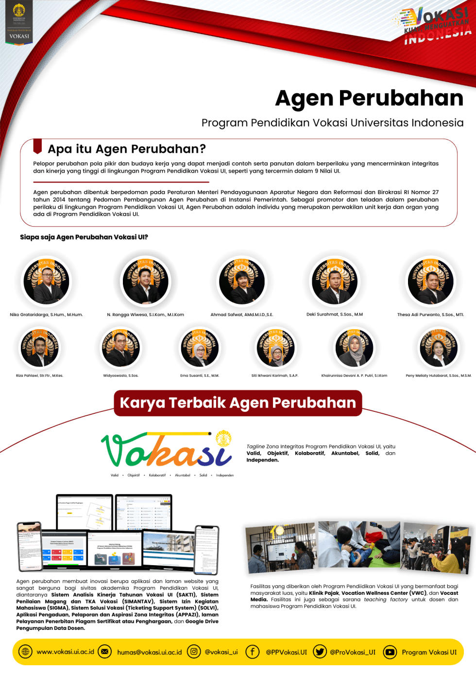 Agen Perubahan • Program Pendidikan Vokasi Universitas Indonesia